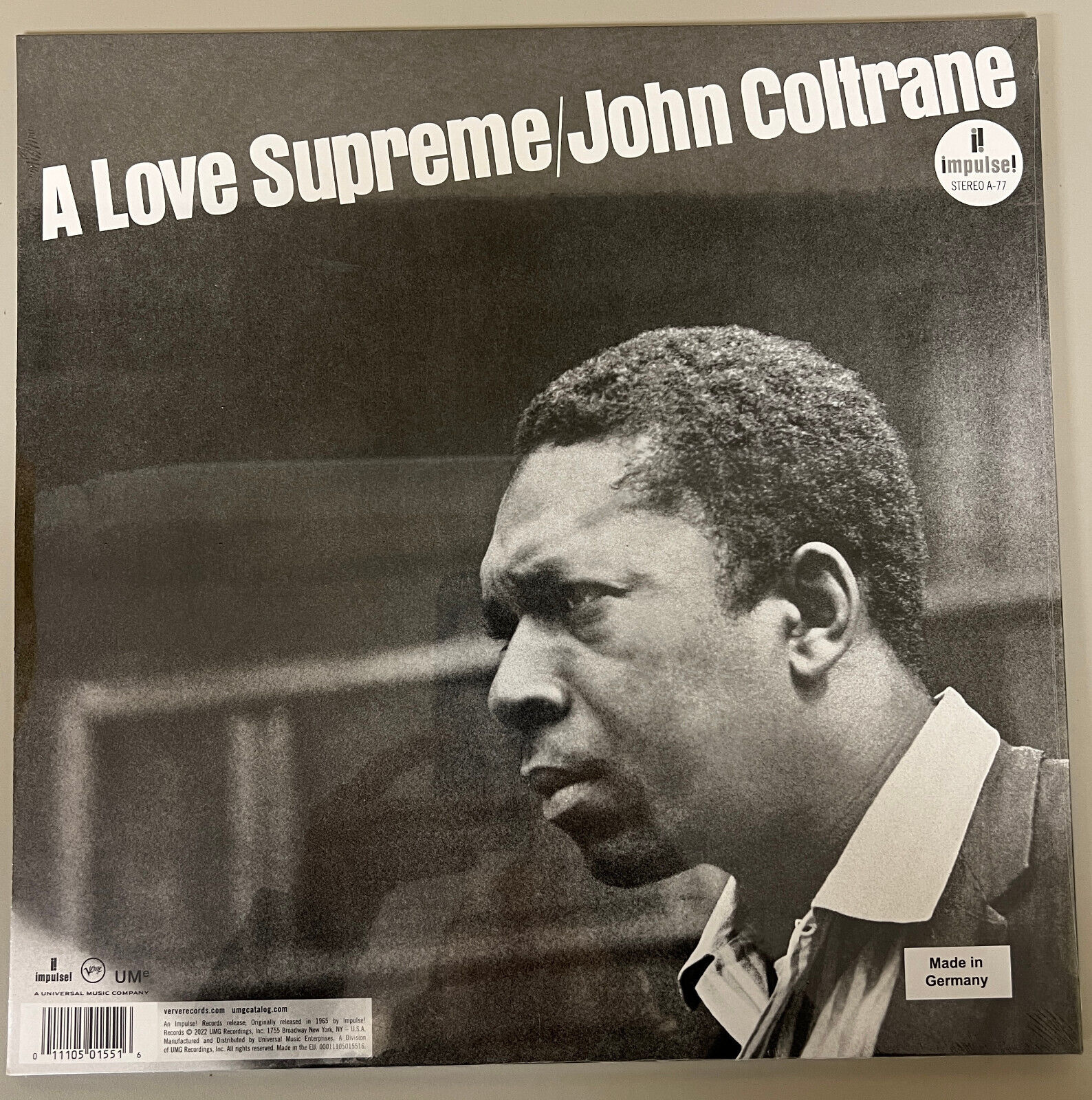 John Coltrane "A Love Supreme" Gatefold Edition ( Blue Vinyl ) - AV ...