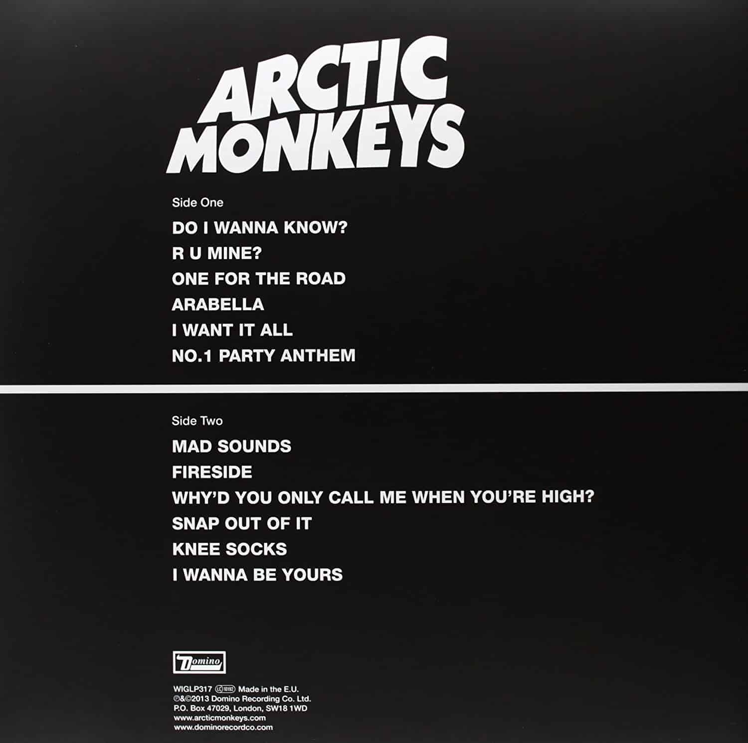 Arctic Monkeys "AM" Vinyl - AV Luxury Group
