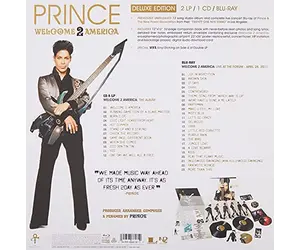 Prince Welcome 2 America 2 LP Vinyl + HD Concert on BluRay + CD - AV ...