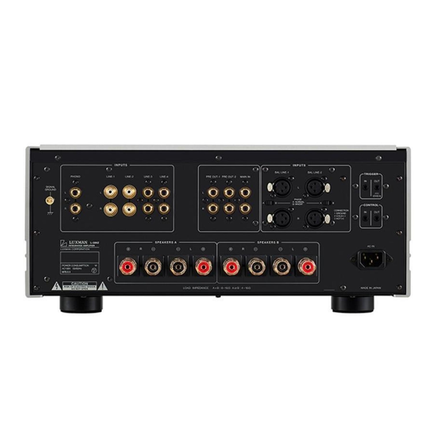 Luxman Class AB Integrated Amplifier L-509Z Silver - AV Luxury Group