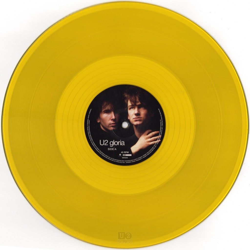 U2 - Gloria 40th. Anniversary Edition 180 Gram Yellow Vinyl - AV Luxury ...