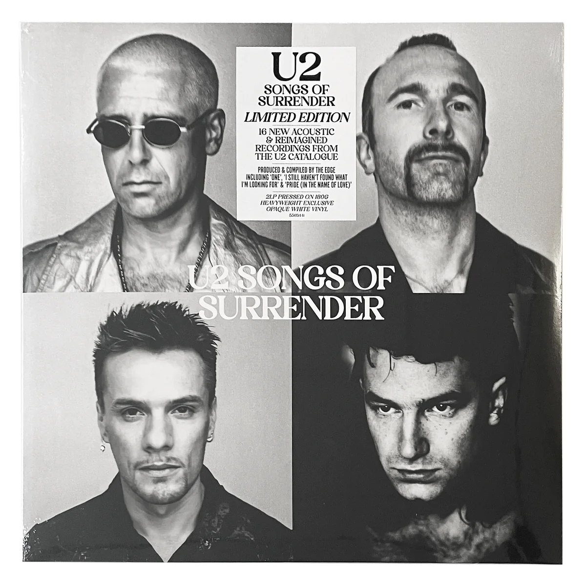U2 - Songs Of Surrender , Limited Edition 2LP Opaque White Vinyl - AV ...