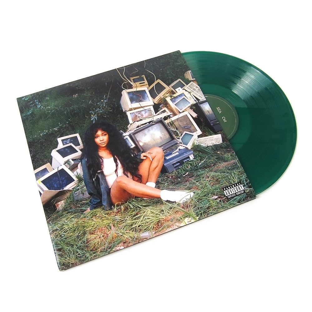SZA - Ctrl , 2 LP Set on Translucent Green Vinyl - AV Luxury Group