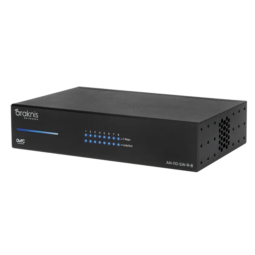Araknis Networks® 110 Series Unmanaged+ Gigabit Switch with Rear Ports ...