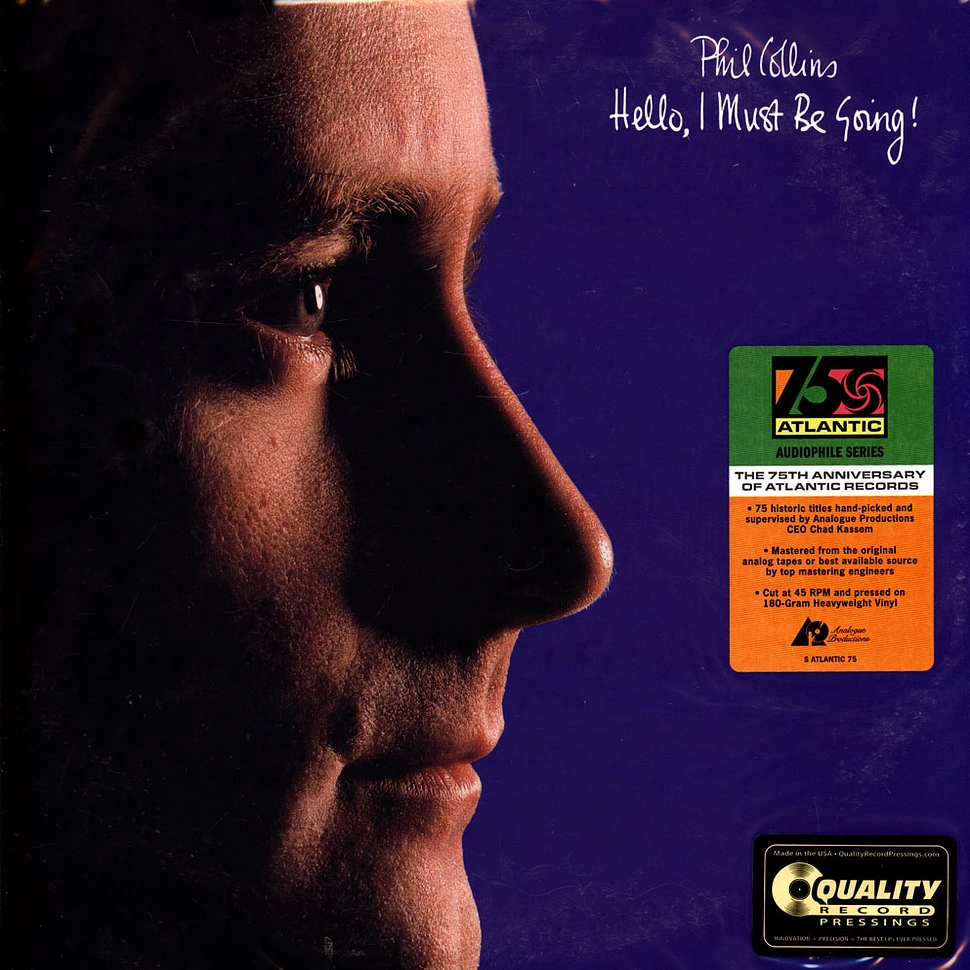 Phil Collins - Hello, I Must Be Going ! Atlantic Records 75th ...