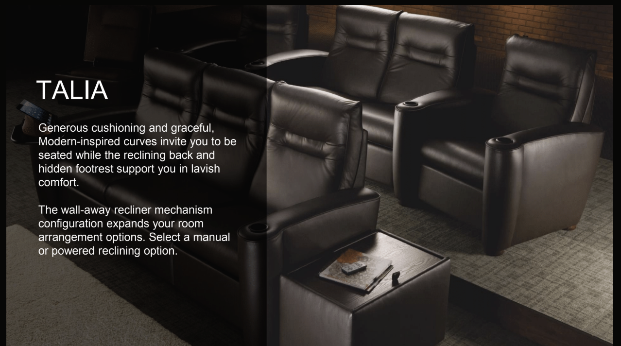 Salamander Designs Home Theater Seating - Talia (Each) - AV Luxury Group