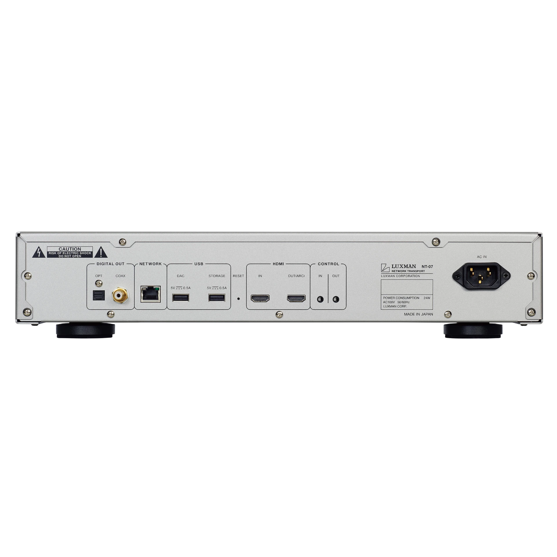 Luxman - Network Transport NT-07 , MQA, DSD with HDMI In & Out - AV ...