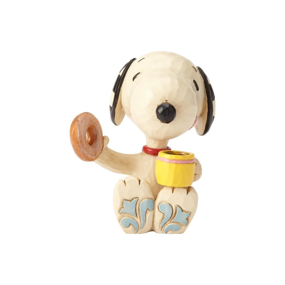 Snoopy Donut & Coffee mini Peanuts by Jim Shore - Noel Eternel