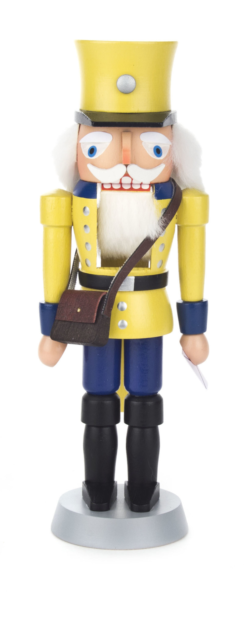 Wood nutcracker postman, hand made in Germany. - Noel Eternel