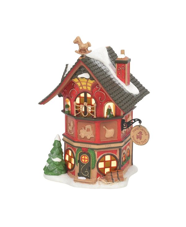 North Pole Finest Wooden Toys - North Pole Village - Noel Eternel North Pole Finest Wooden Toys - North Pole Village - Noel Eternel