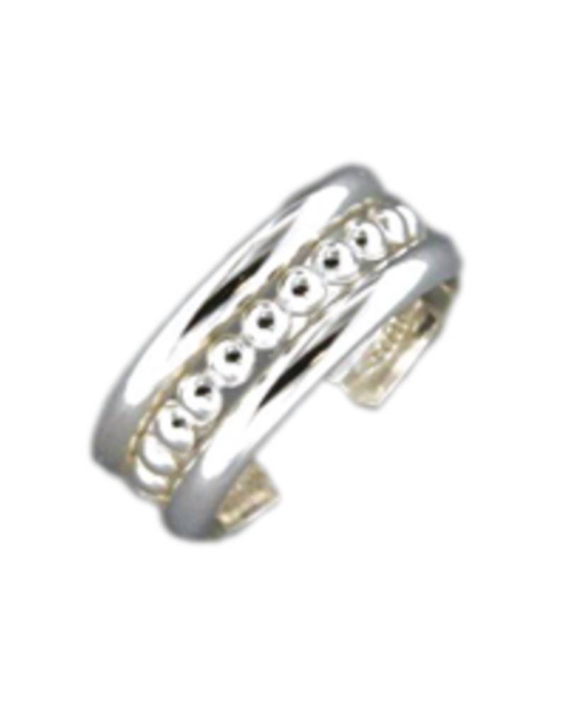 Sterling Silver Beaded Ear Cuff - Simply Sterling