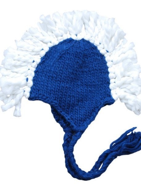 Blueberry Hill Crochet Hats Ben Mohawk Blue Infant - Swanky Babies