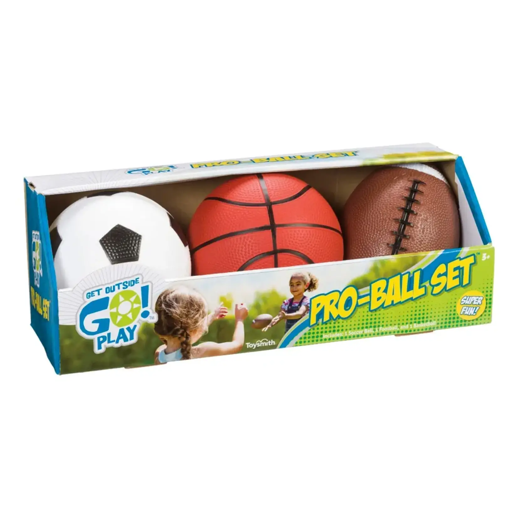 Toysmith Ball Set 3 pack - Kicks and Giggles