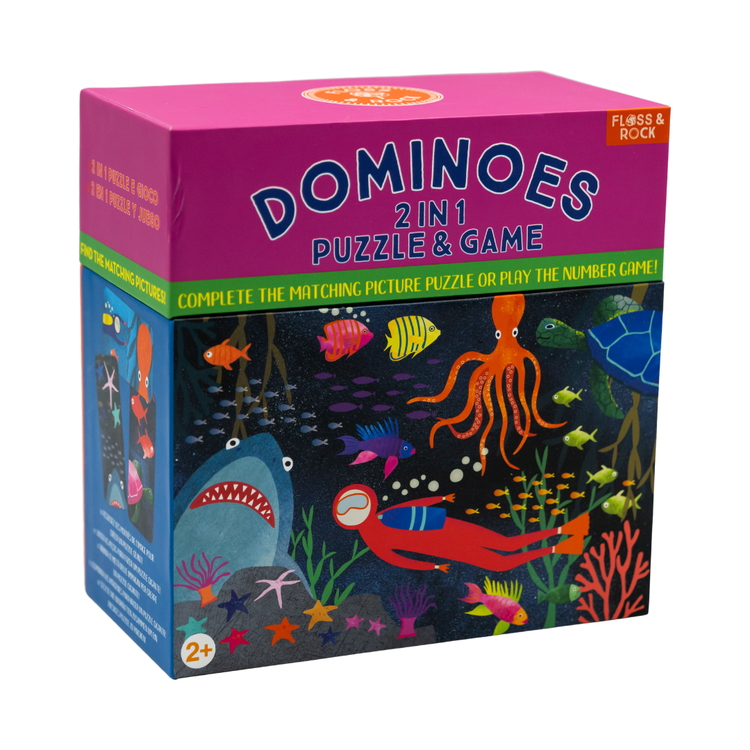 Deep Sea Reversible Dominoes - HipBabyGear