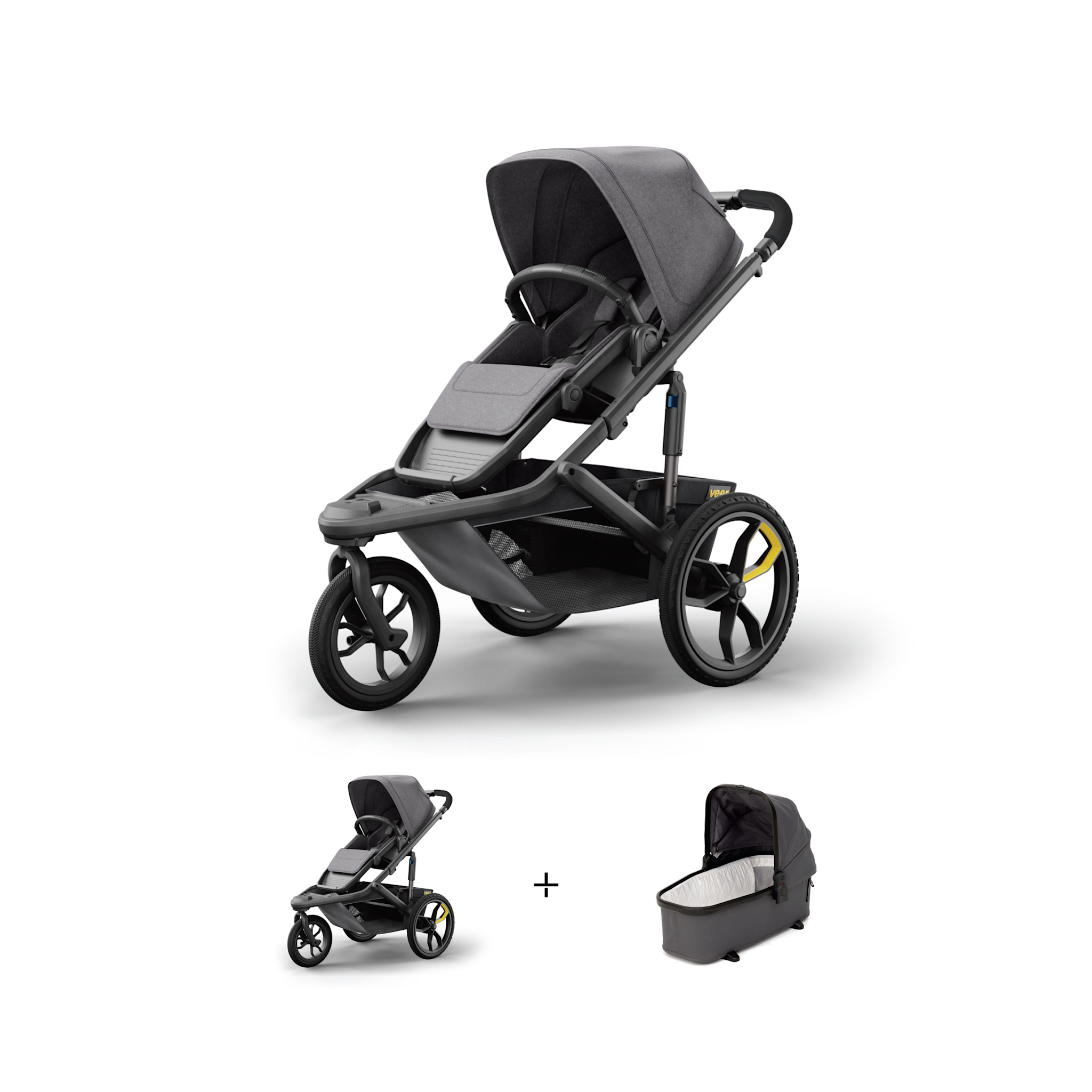 Veer Switch&Jog Stroller + Free Bassinet - HipBabyGear