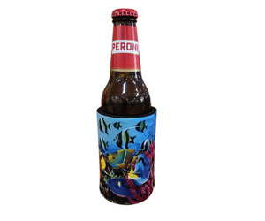 Stubby Cooler - Tropical Fish - Gecko Interiors