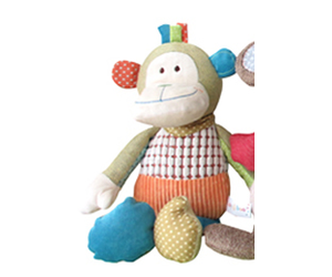 Patchwork Toy - Monkey - Gecko Interiors