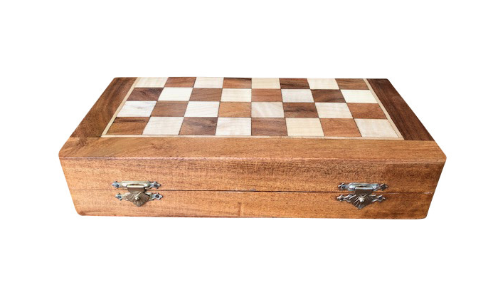Three in One! Quality Wooden Chess, Backgammon & Checkers Set - Gecko ...
