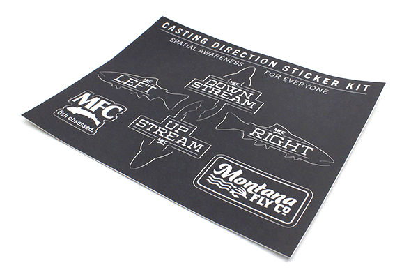 CASTING DIRECTION STICKER KIT - Ugly Bug Fly Shop