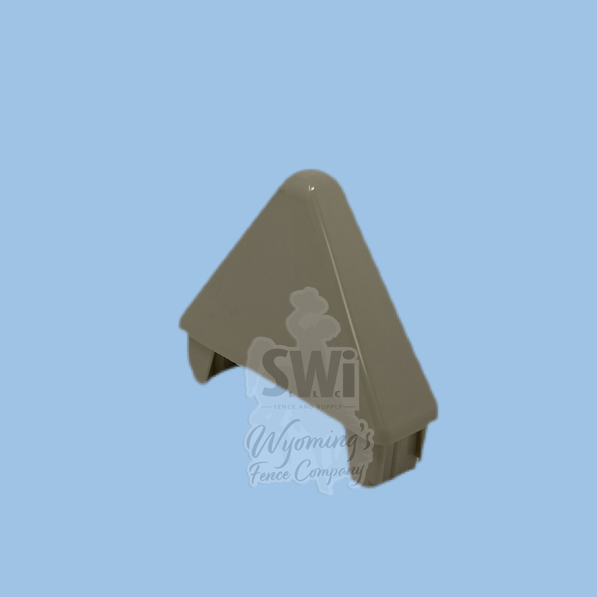 7/8" X 3" PICKET CAP - TAN SPADE - SWi Fence & Supply