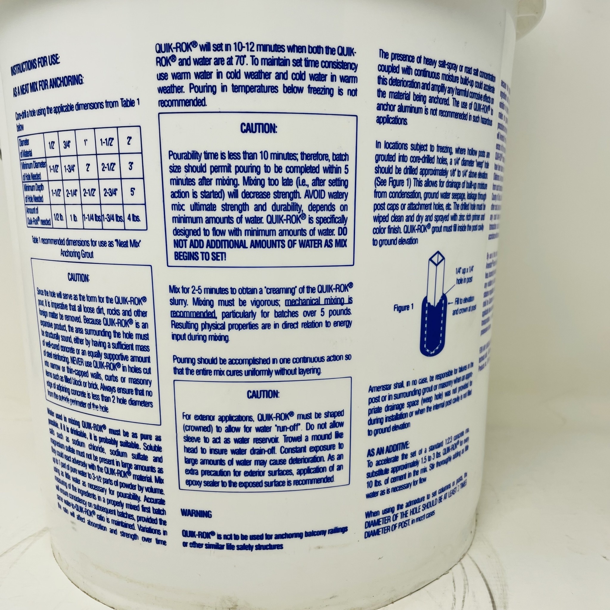 QUIK ROK- 5 GAL BUCKET - SWi Fence & Supply