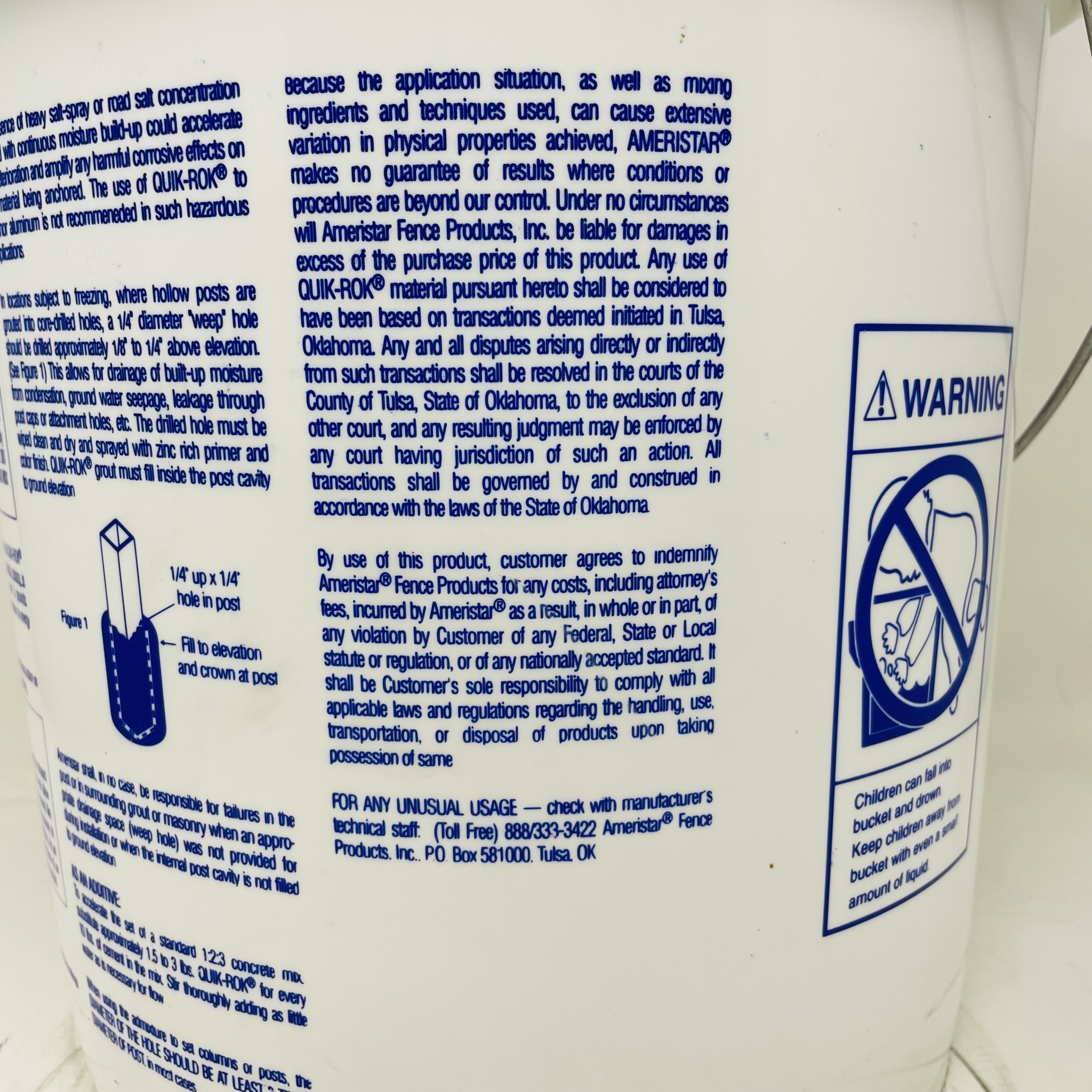 QUIK ROK- 5 GAL BUCKET - SWi Fence & Supply