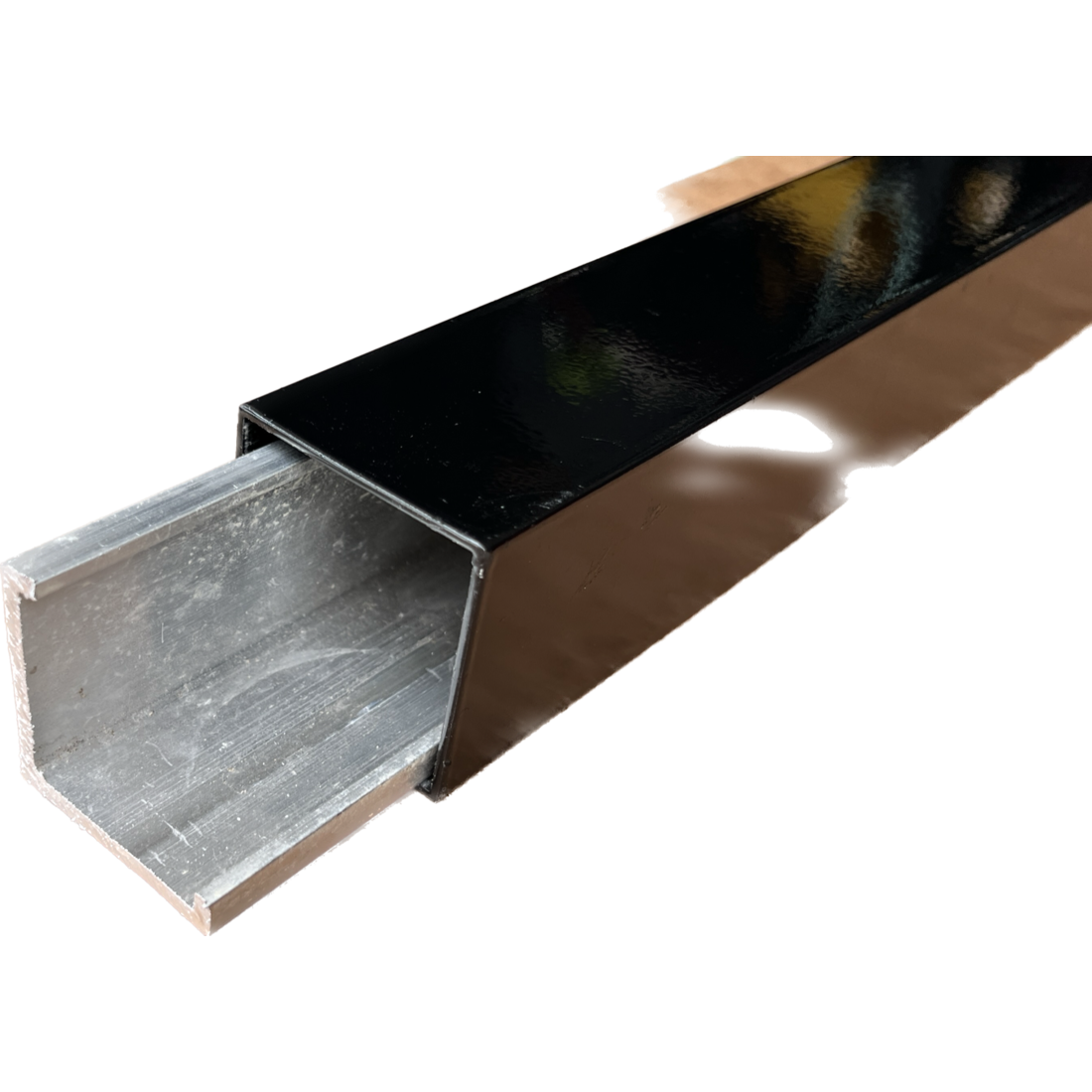 L-Post no dig insert for 2 1/2" aluminum fence corner post 6005A-T5 ...