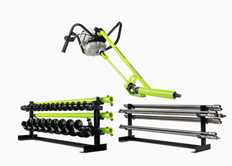 Sibore Drill - SB431 Gas Powered 1'' MicroBore / 2'' & 4'' Auger Combo ...