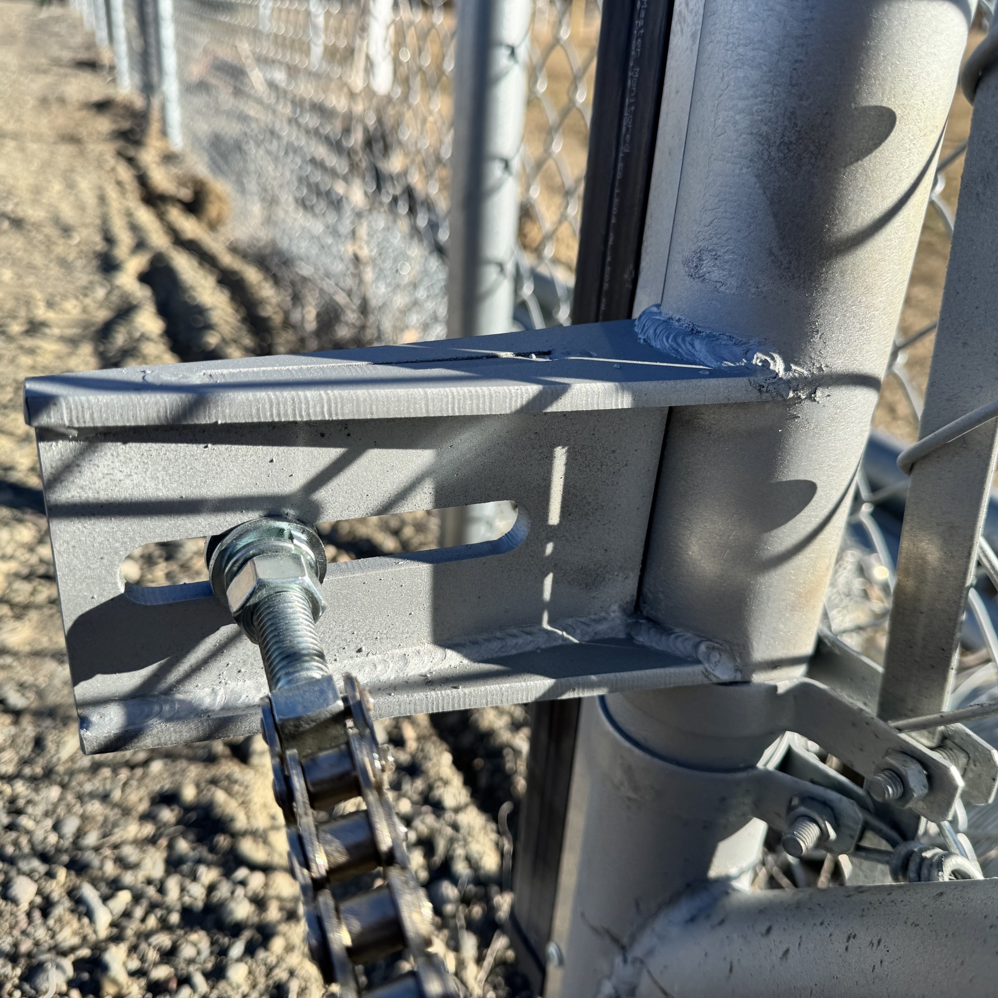 Cantilever Gate Chain Bracket - SWi Fence & Supply