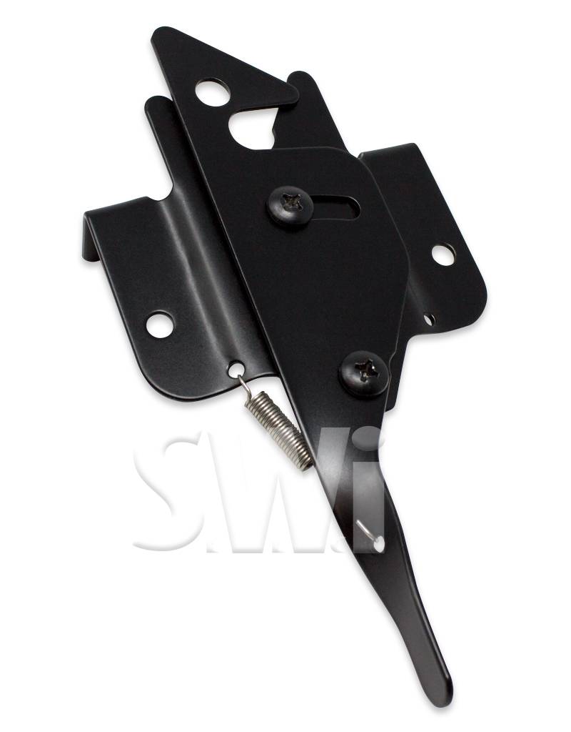 STAINLESS STEEL SAFETY POST LATCH - BLACK - SWi Fence & Supply