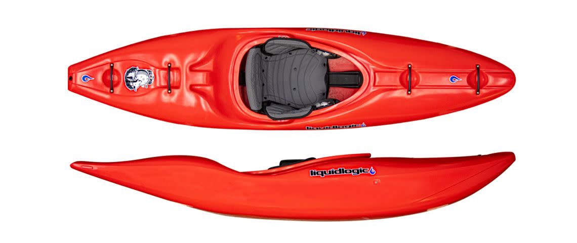 Liquid Logic Alpha 90 Creeker White Water Kayak - Battlefield Outdoors