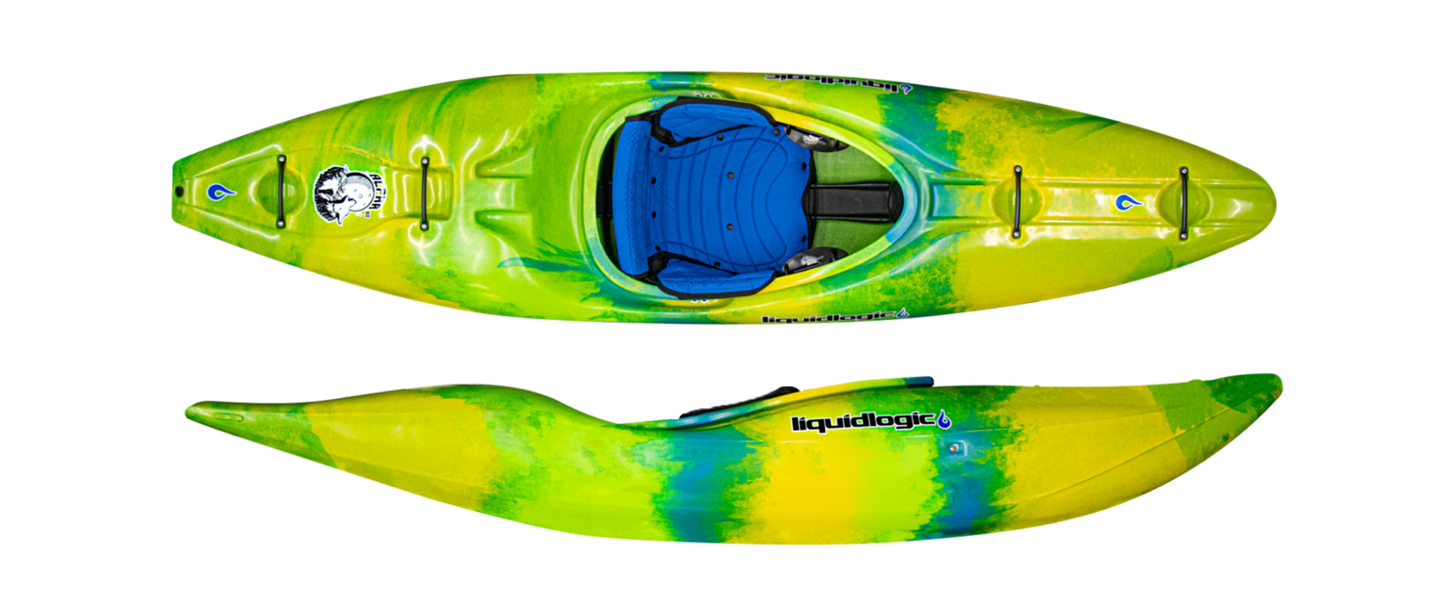 Liquid Logic Alpha 90 Creeker White Water Kayak - Battlefield Outdoors