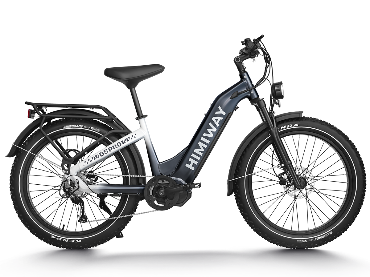 Himiway Zebra Step-thru Premium All-terrain Electric Fat Bike ...