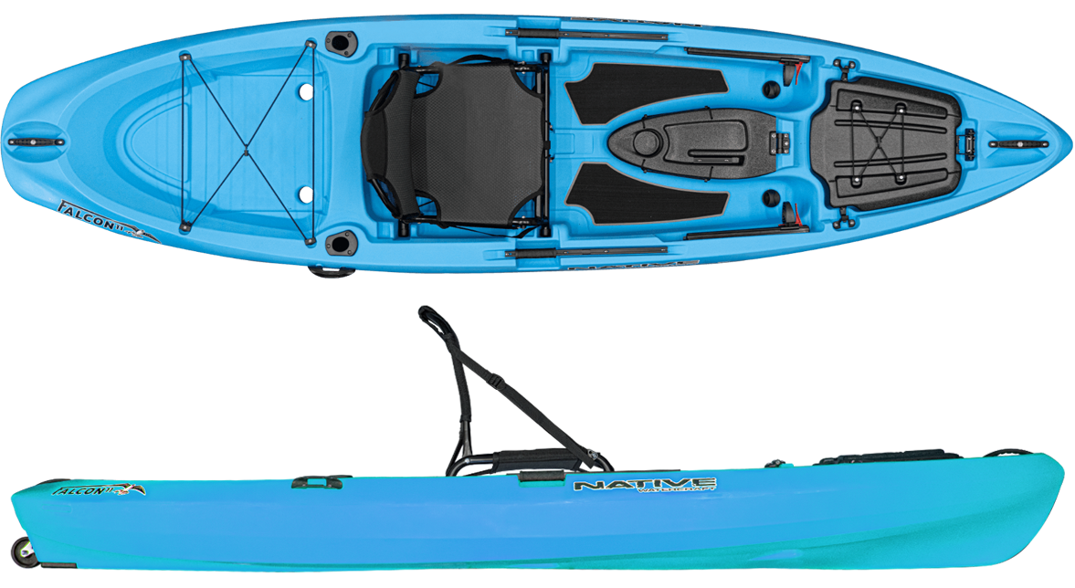 Native Falcon 11 Fishing Kayak - Battlefield Outdoors