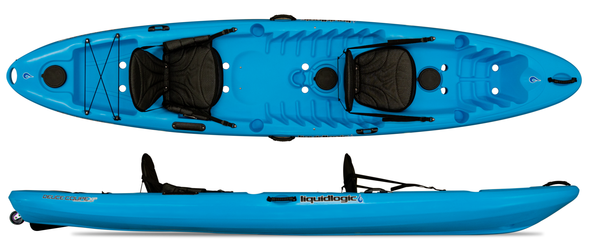 Liquid Logic Deuce Coupe Cross Over Tandem Kayak - Battlefield Outdoors