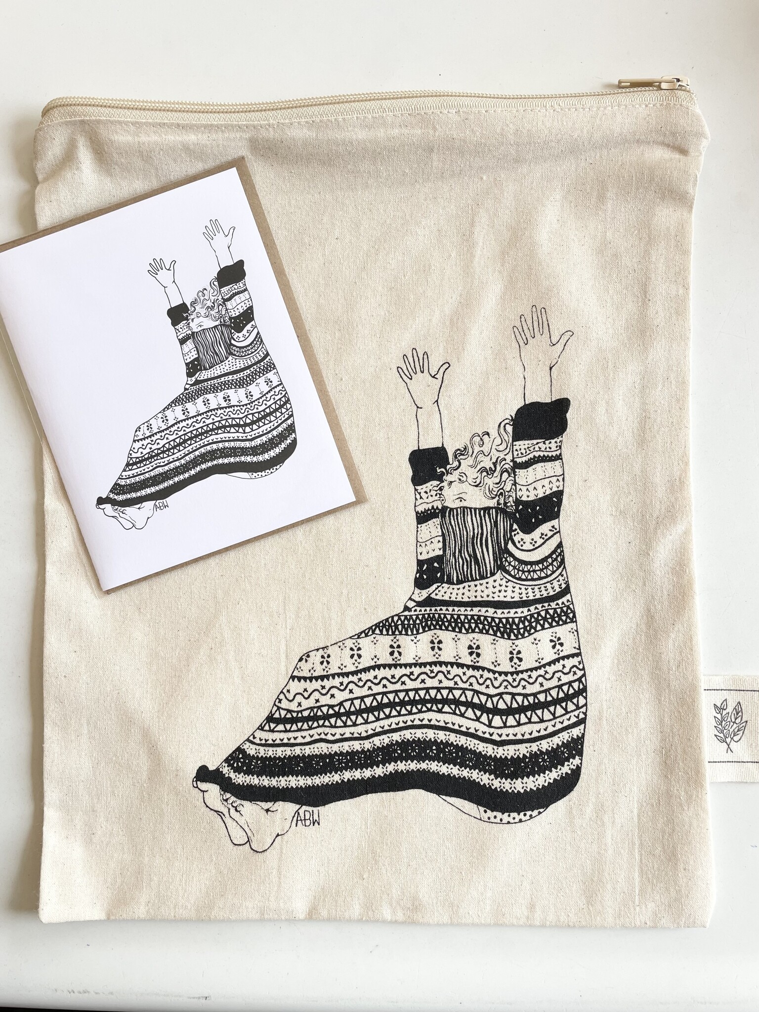 Zippered Project Bag - Stretch - The Mariner's Daughter