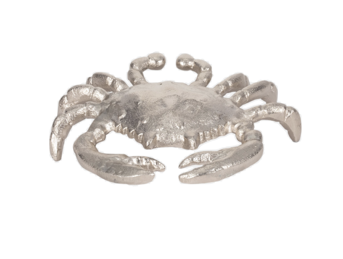Silver Crab Decor 7" - Niche Modern Home