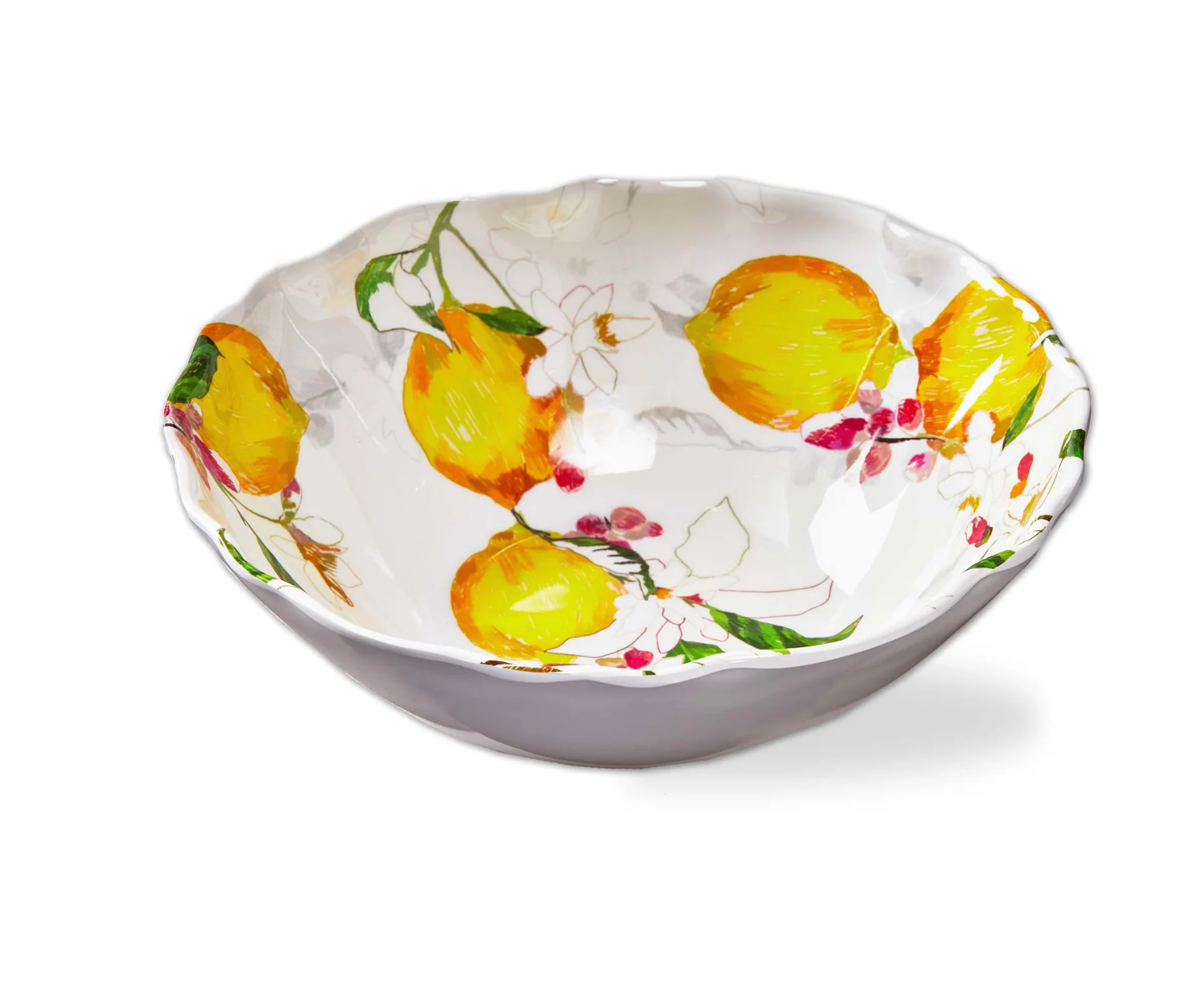 Lemon Spring Melamine Serving Bowl - Niche Modern Home
