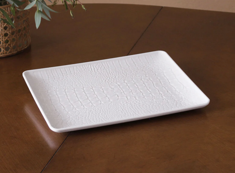 VIDA Croc Medium Rectangular Tray - Niche Modern Home