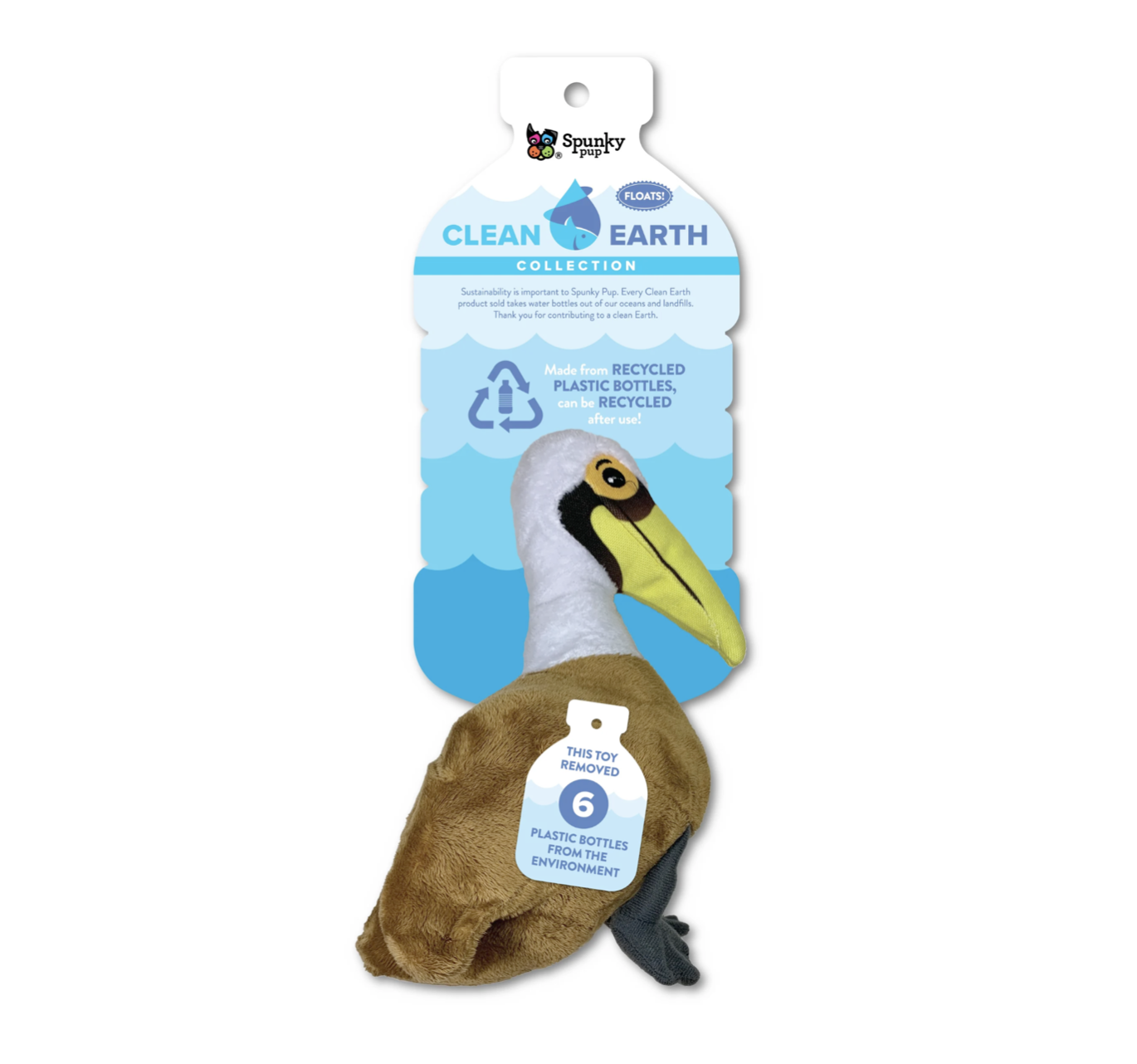 Clean Earth PELICAN Dog Toy SM - Niche Modern Home