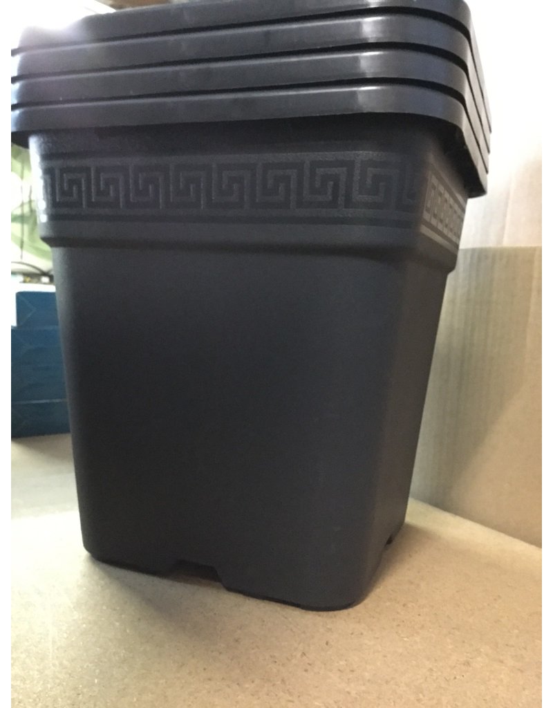 Gro Pro Black Square Pot - RASA Hydroponics & Organics