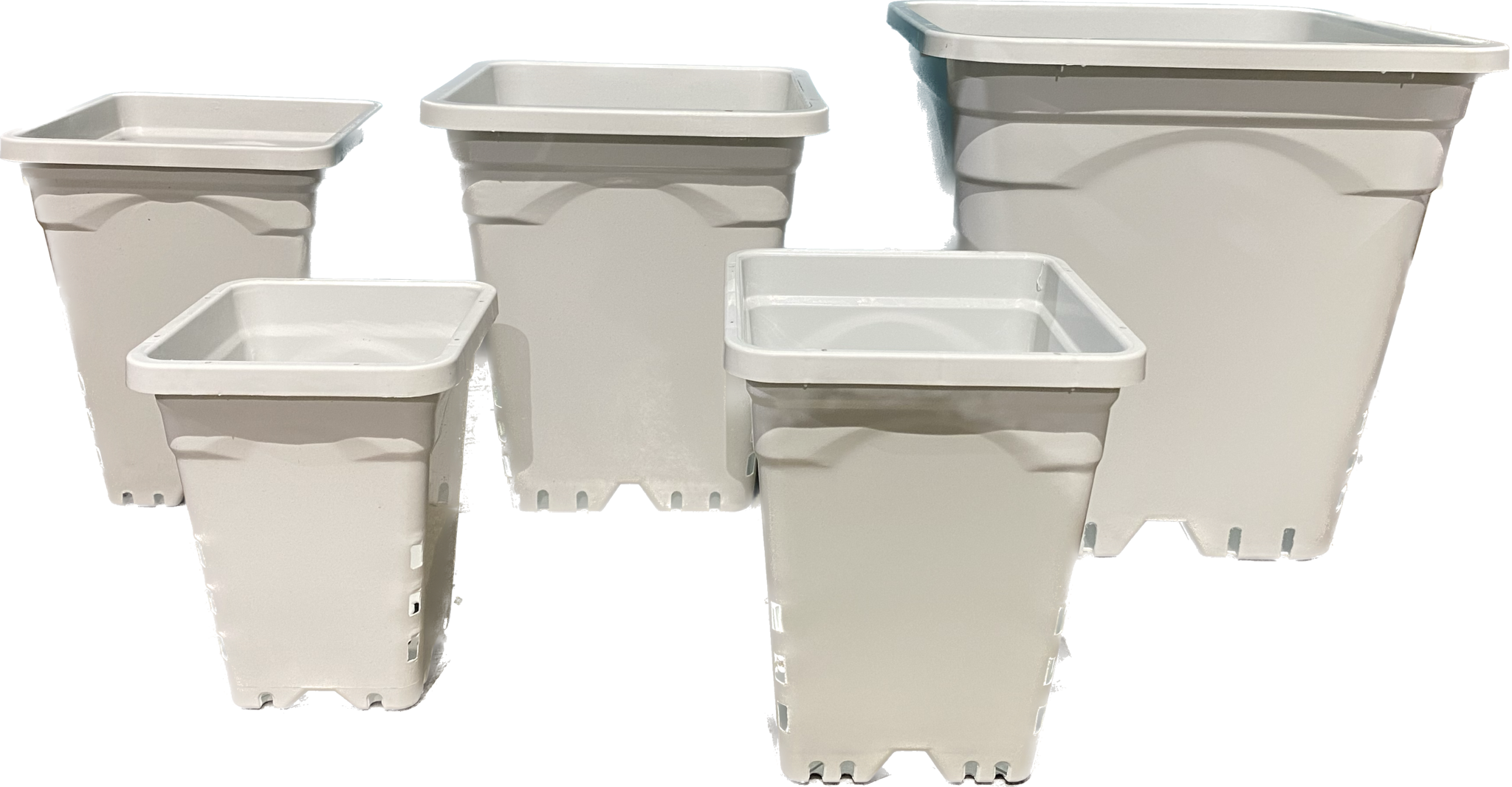 White Square Pot - RASA Garden Supply Company