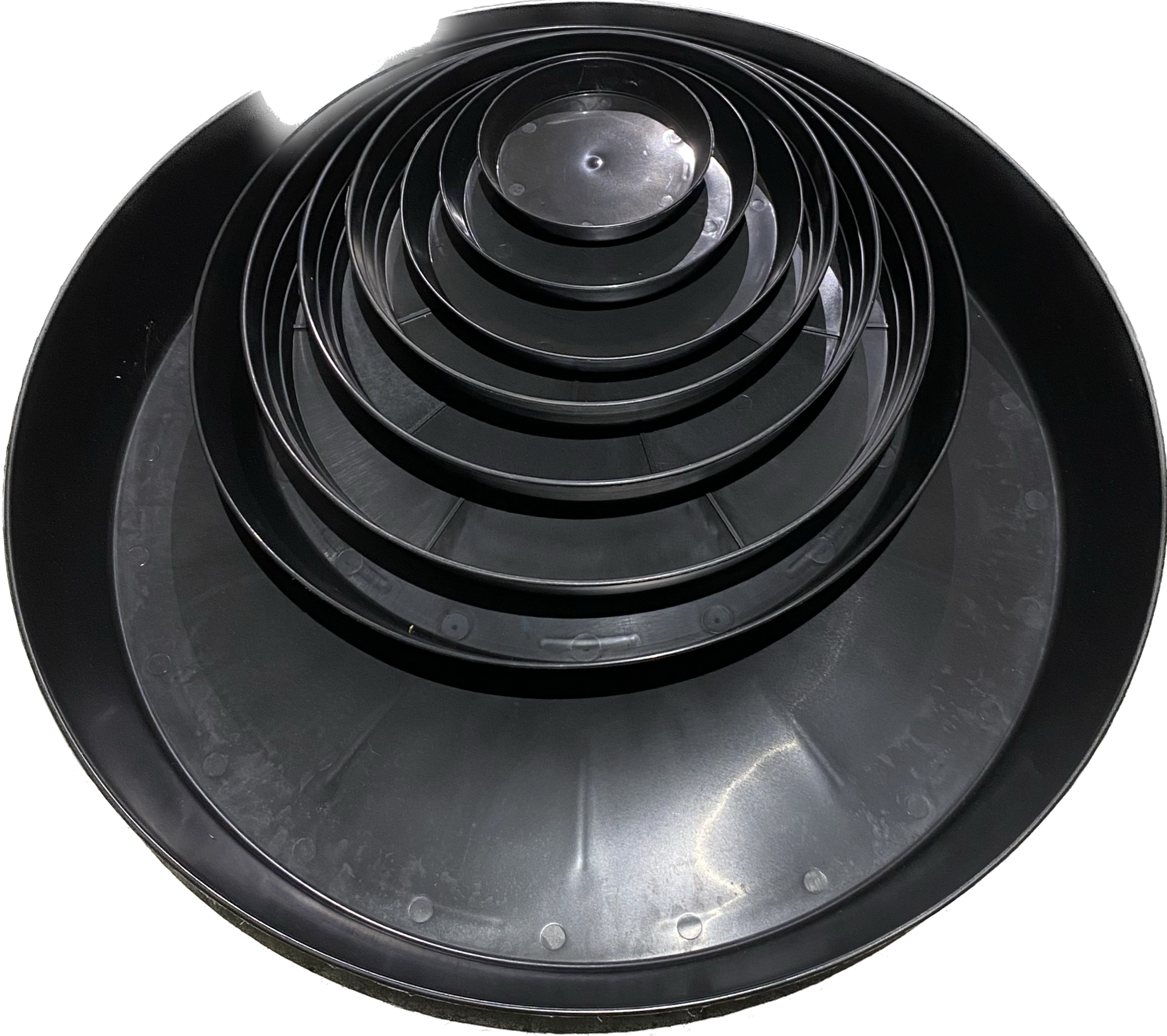Heavy Duty Black Saucer - RASA Garden Supply Company