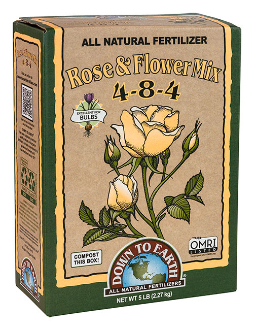 Down To Earth Rose & Flower Mix 4-8-4 - RASA Garden Supply Company