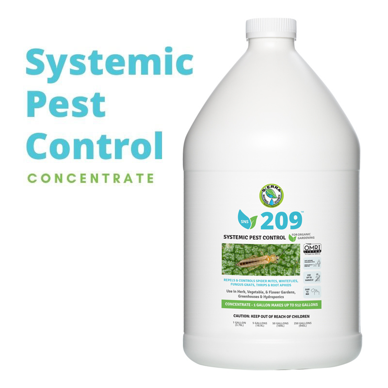 SNS 209 Systemic Pest Control Concentrate - RASA Garden Supply Company