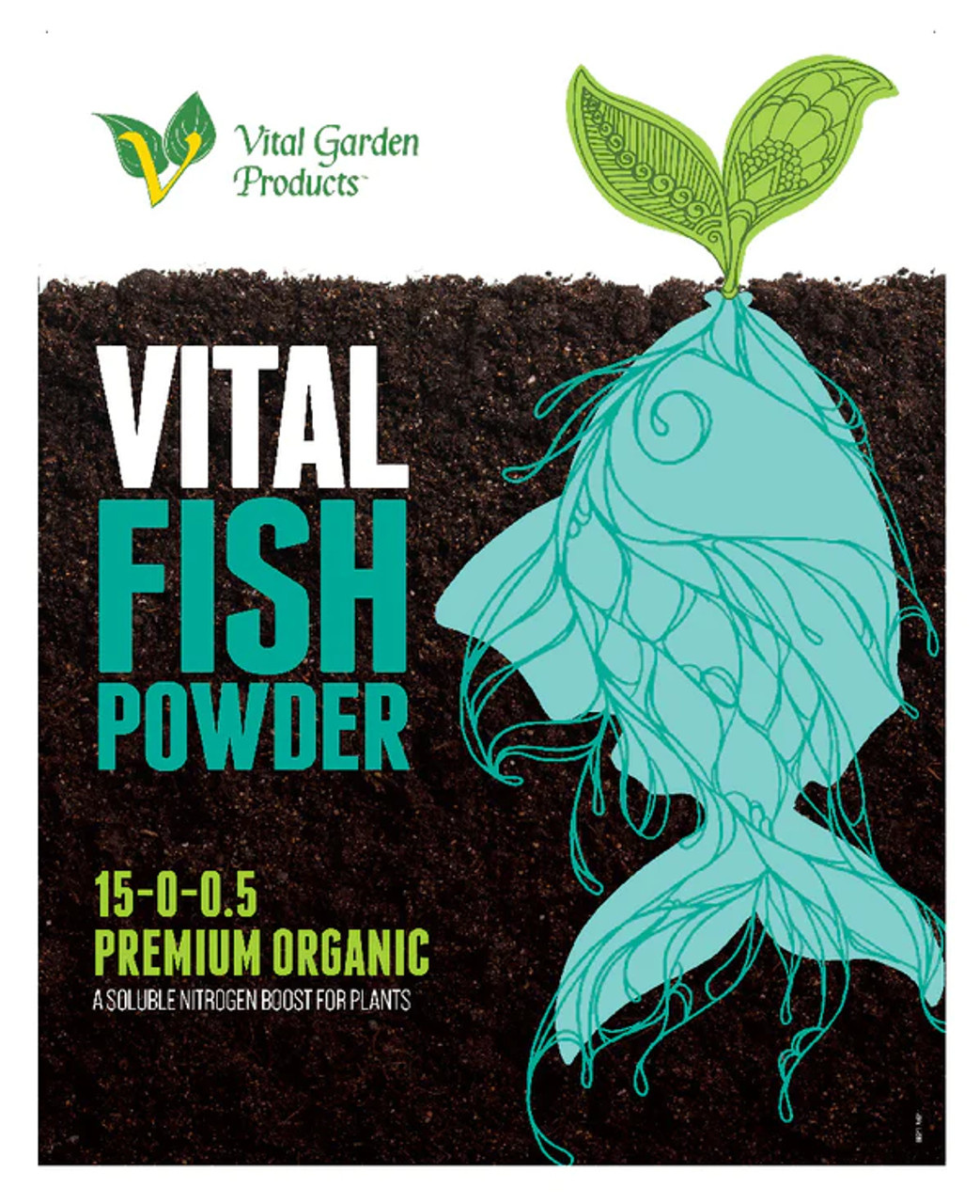 Vital Fish Powder 1LB - RASA Garden Supply Company