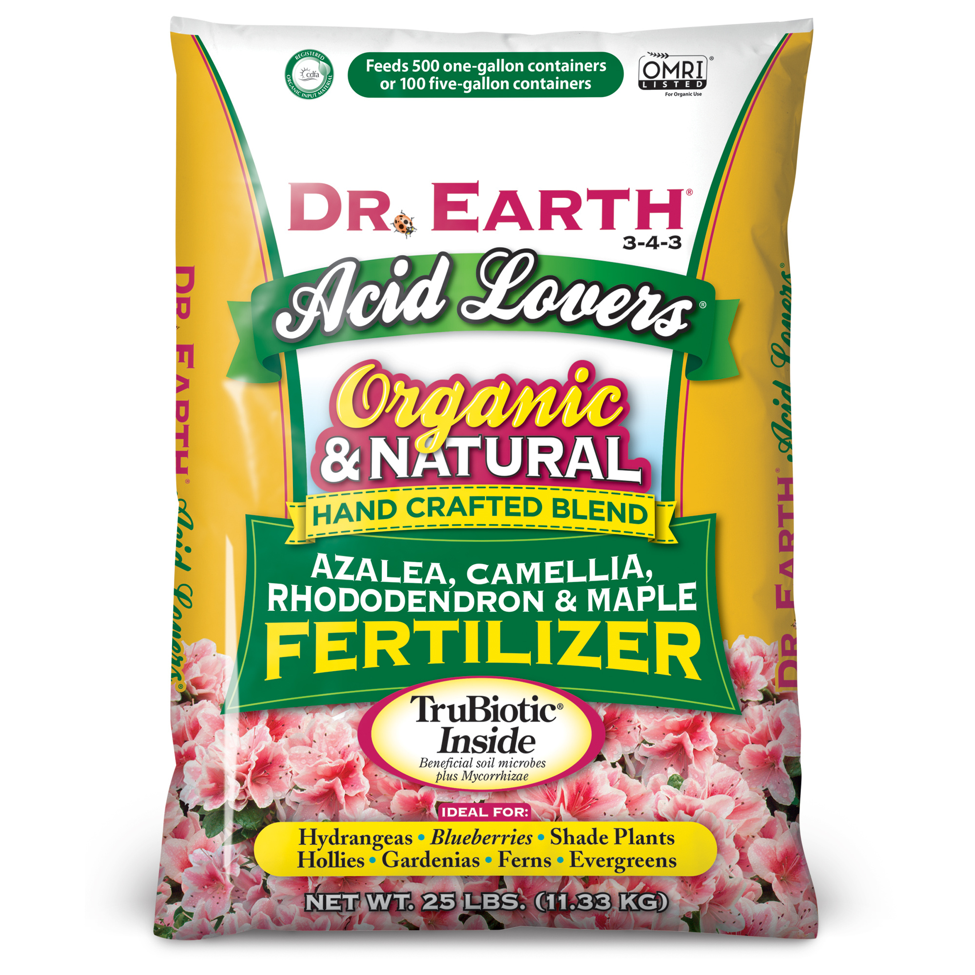 Dr Earth Acid Lovers Azalea Camelia Rhododendron & Maple Fertilizer ...