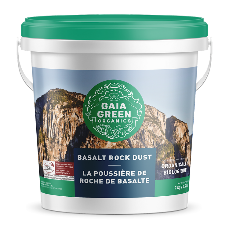 Gaia Green Basalt Rock Dust, 2 kg U.S. (NA02) - RASA Garden Supply Company