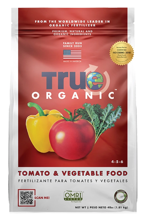 True Organic Tomato & Vegetable Food (4-5-6) - RASA Garden Supply Company