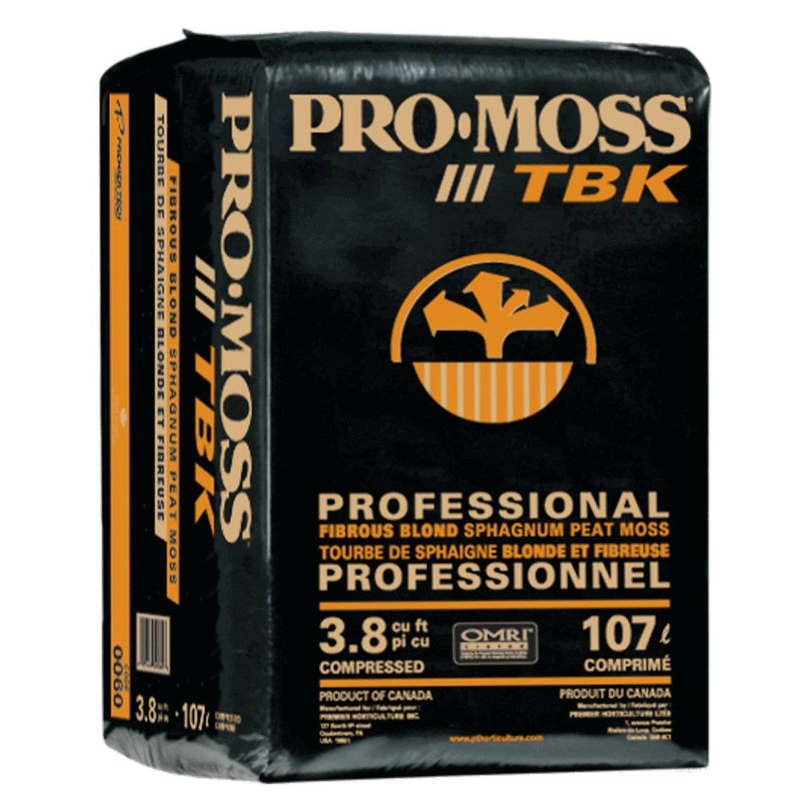 Pro-Mix Pro-Moss TBK Peat Moss 3.8CF - RASA Garden Supply Company